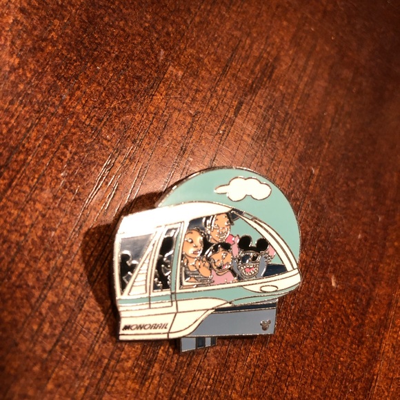 Disney | Jewelry | Disney Monorail Cast Pin Hidden Mickey Lilo And ...